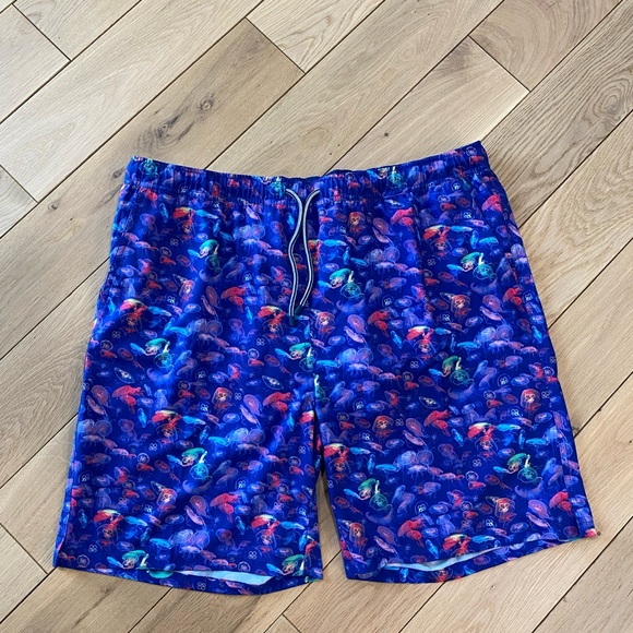 Peter Millar | Swim | Peter Millar Seaside Mens Moon Jellies Swim Trunk ...